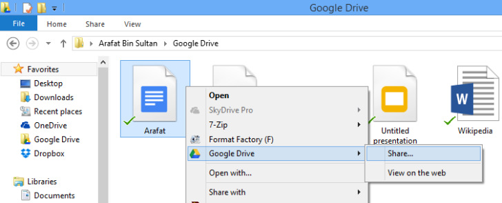 Google Drive Windows Application Overview