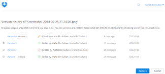Dropbox Windows Application Overview