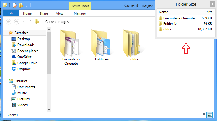 Folder Size As A Free Alternative To FolderSizes
