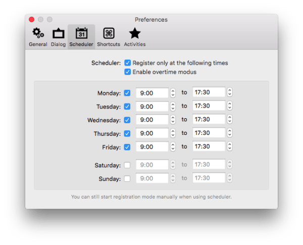 Personal Time Tracking with Daily for Mac